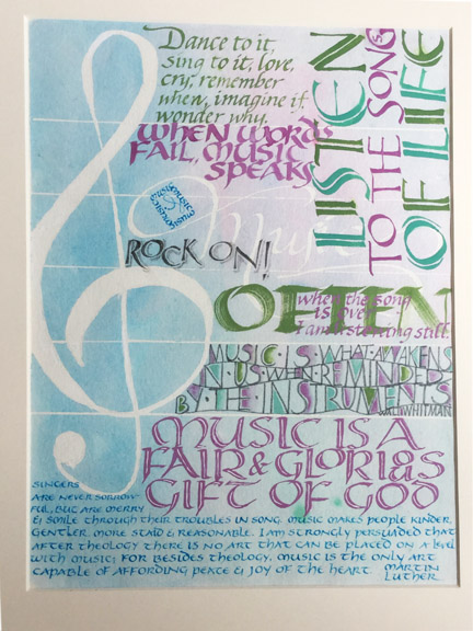 Valley Calligraphy Guild Show 2018 page 2