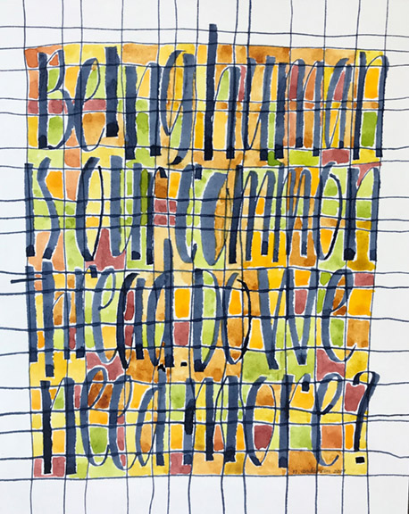 Valley Calligraphy Guild Show 2020 page 1